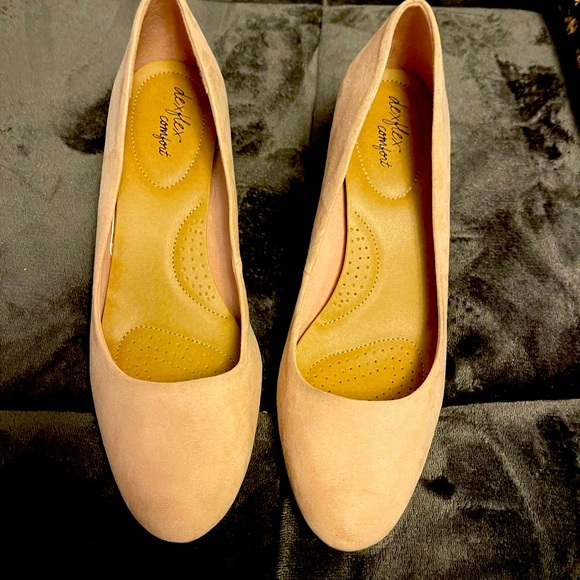 dexflex comfort | Shoes | Dexflex Comfort Pink Pump Heels Size 3 | Poshmark